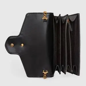 Gucci Gg Marmont Matelassé Mini Bag - Black