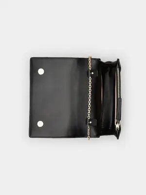 ROGER VIVIER Checked Foldover Clutch Bag