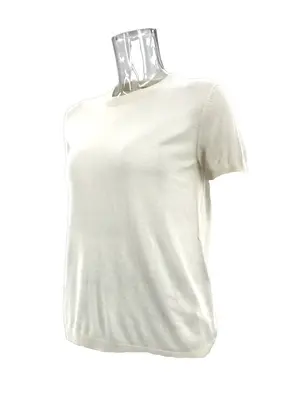 Max Mara Short-sleeved Sweater - White