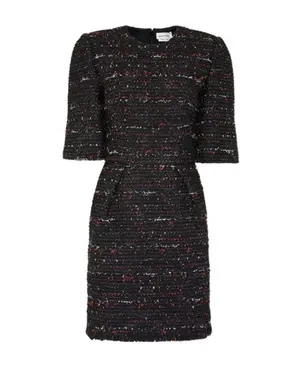 Alexander McQueen Tweed Waist Dress