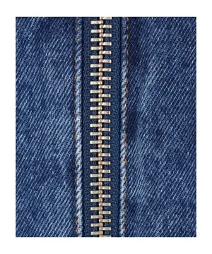 AMI Paris De Coeur Zipped Denim Jacket