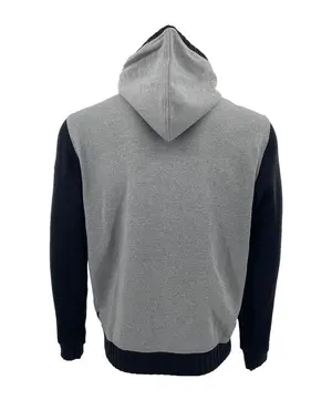 Emporio Armani Long-sleeved Hooded Sweater With Button Detail