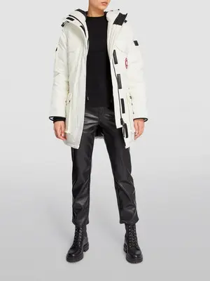 Canada Goose Expedition Long Sleeve Down Jacket With Adjustable Hood - No