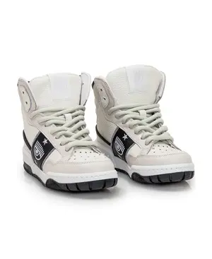 CHIARA FERRAGNI High-top Lace-up Sneakers - White
