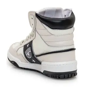 CHIARA FERRAGNI High-top Lace-up Sneakers - White