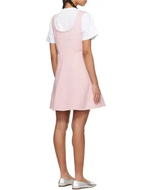 GANNI Sleeveless Mini Dress With Front Pockets