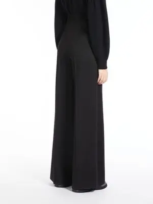 Max Mara Wide Leg Pleated Trousers