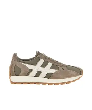 Hogan H671 Side Logo Patch Sneakers - Brown