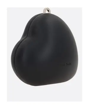 Simone Rocha Micro Heart Leather Clutch