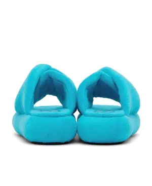 J.W.ANDERSON Open-toe Slippers With Twist Detailing - Blue