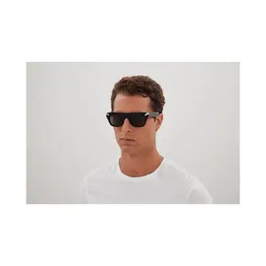 Alexander McQueen Rectangle Frame Sunglasses - Black