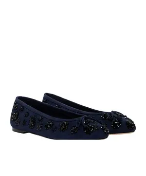 STUART WEITZMAN Prima Bow Ballet Flats