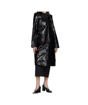 TOTEME Embossed Coated Leather Coat