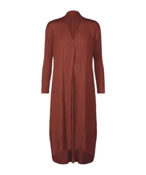 Issey Miyake October Pleated Coat