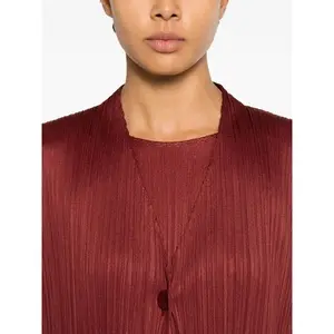 Issey Miyake October Pleated Coat