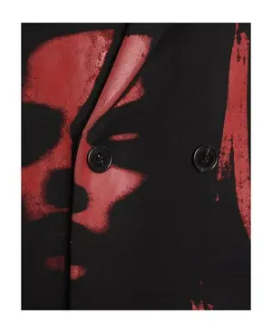 Raf Simons Hand-painted Printed Coat
