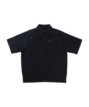 Givenchy Monogram 72 Jacquard Polo Shirt - Black/navy