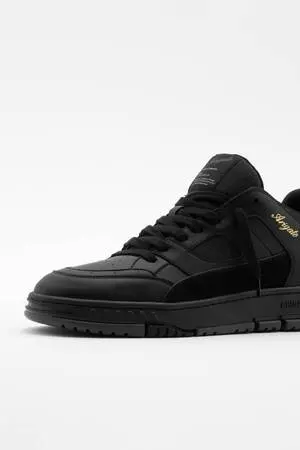 Axel Arigato Round Toe Mid-top Sneakers - Black