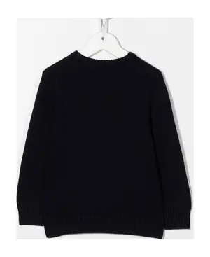 Polo Ralph Lauren Embroidered Logo Crewneck Sweater - Black