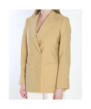 Max Mara Berta Double-breasted Blazer - Nude
