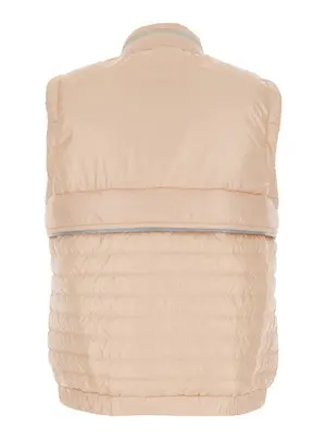 Moncler Logo Patch Padded Gilet - Pink