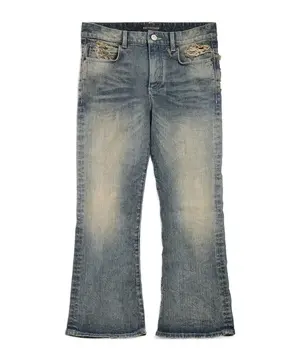 Balenciaga Distressed Flare Jeans