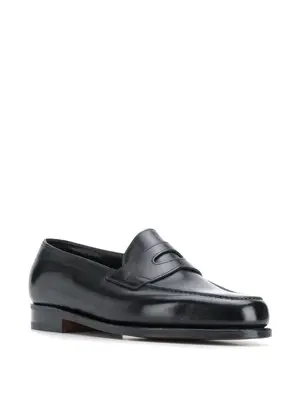 John Lobb Lopez Loafers - Black