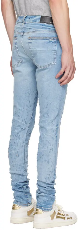 Amiri Shotgun Ripped Skinny Jeans