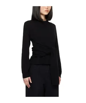 MAISON MARGIELA Wrap-around Crewneck Jumper