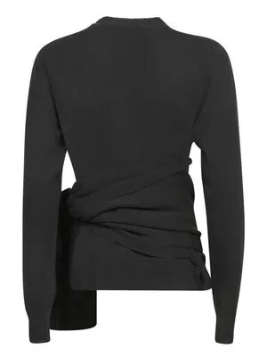 MAISON MARGIELA Wrap-around Crewneck Jumper