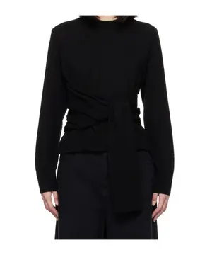 MAISON MARGIELA Wrap-around Crewneck Jumper