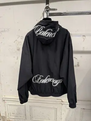 Balenciaga Reversible Tracksuit Jacket With Cursive Logo