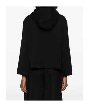 Emporio Armani Zip-up Hooded Jacket - Black