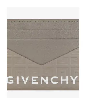 Givenchy G Cut Card Holder In 4g Leather