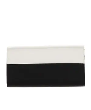 ROGER VIVIER Flower Strass Envelope Clutch Bag - Black