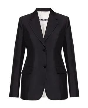 JIL SANDER Single-breasted Blazer - Black