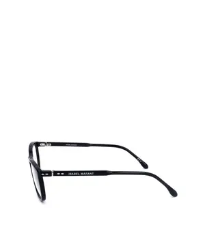 Isabel Marant Étoile Geometric Plano Mirror Eyeglasses - Black
