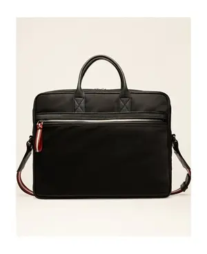 Bally Faldy Logo Patch Briefcase Bag