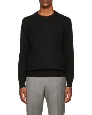 Brunello Cucinelli Crewneck Knitted Sweater - Black
