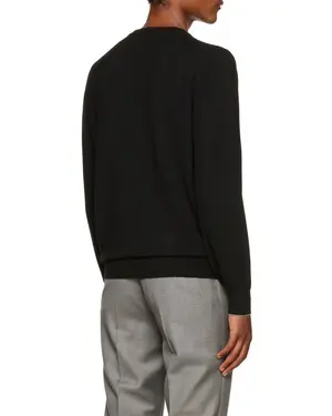 Brunello Cucinelli Crewneck Knitted Sweater - Black