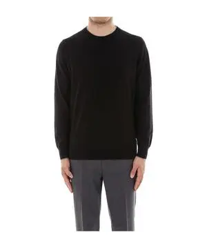 Brunello Cucinelli Crewneck Knitted Sweater - Black
