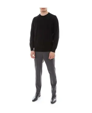 Brunello Cucinelli Crewneck Knitted Sweater - Black