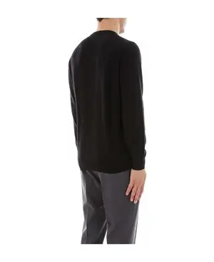 Brunello Cucinelli Crewneck Knitted Sweater - Black