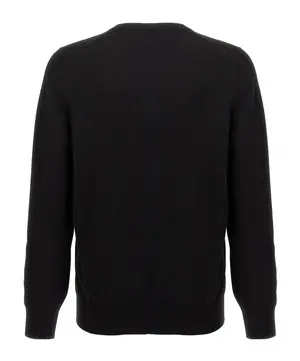 Brunello Cucinelli Crewneck Knitted Jumper - Black