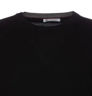 Brunello Cucinelli Crewneck Knitted Jumper - Black