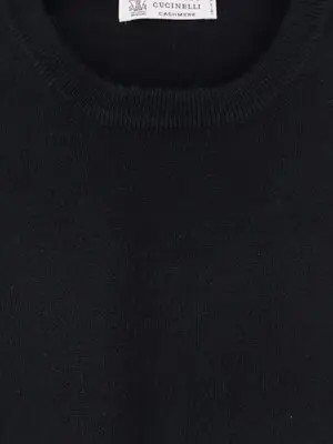 Brunello Cucinelli Crewneck Knitted Jumper - Black