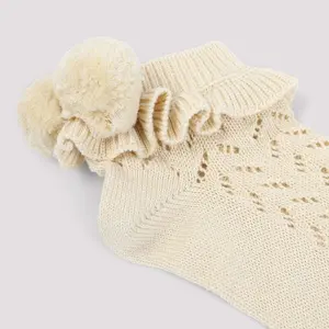 Valentino Garavani Cotton Crew Socks With Cutout Detail