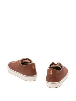 Brunello Cucinelli Leather Lace-up Sneakers - Brown