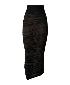 Wolford Draped Midi Skirt