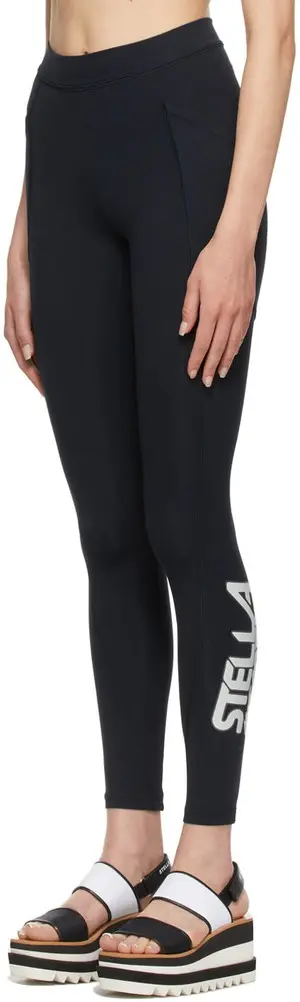 Stella McCartney High-waisted Logo Printed Leggings